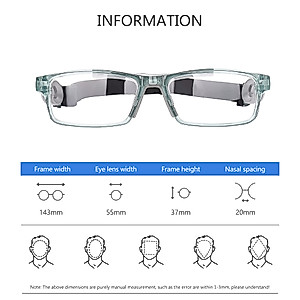 SooGree Sports Glasses for Men Womens,Protective Eyewear Baseball Running Sports Cycling Glasse,Anti Fog Shock Absorption with Adjustable Strap(Green frame gray pad)