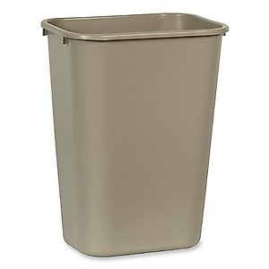 Trash Can 41qt Beige