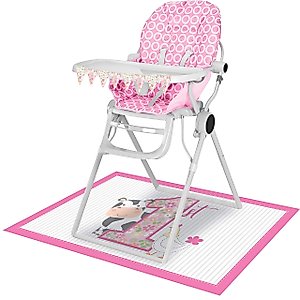 Creative Converting 340503 Farmhouse 1st Birthday Girl High Chair Kit