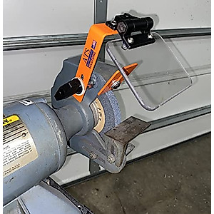 ATS Machine Safety Solutions Small Universal Bench Grinder Eye Shields and Eye Shield Mounting Assembly for 6-inch Power Bench Grinders, (UGS-1)