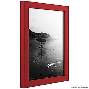 Craig Frames Confetti, Modern Red Picture Frame, 11 x 17 Inch
