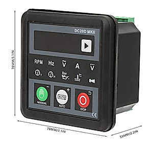 PUSOKEI MKII Small Genset Controller with Auto Start/Stop Function, Air Cooled, Diesel Fuel Type