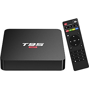 Android 10.0 TV Box, Android Smart TV Box T95Super 2GB Ram 16GB ROM Quad-Core Allwinner H3 Set top TV Box Support WiFi 2.4GHz 3D 4K Android Media Player
