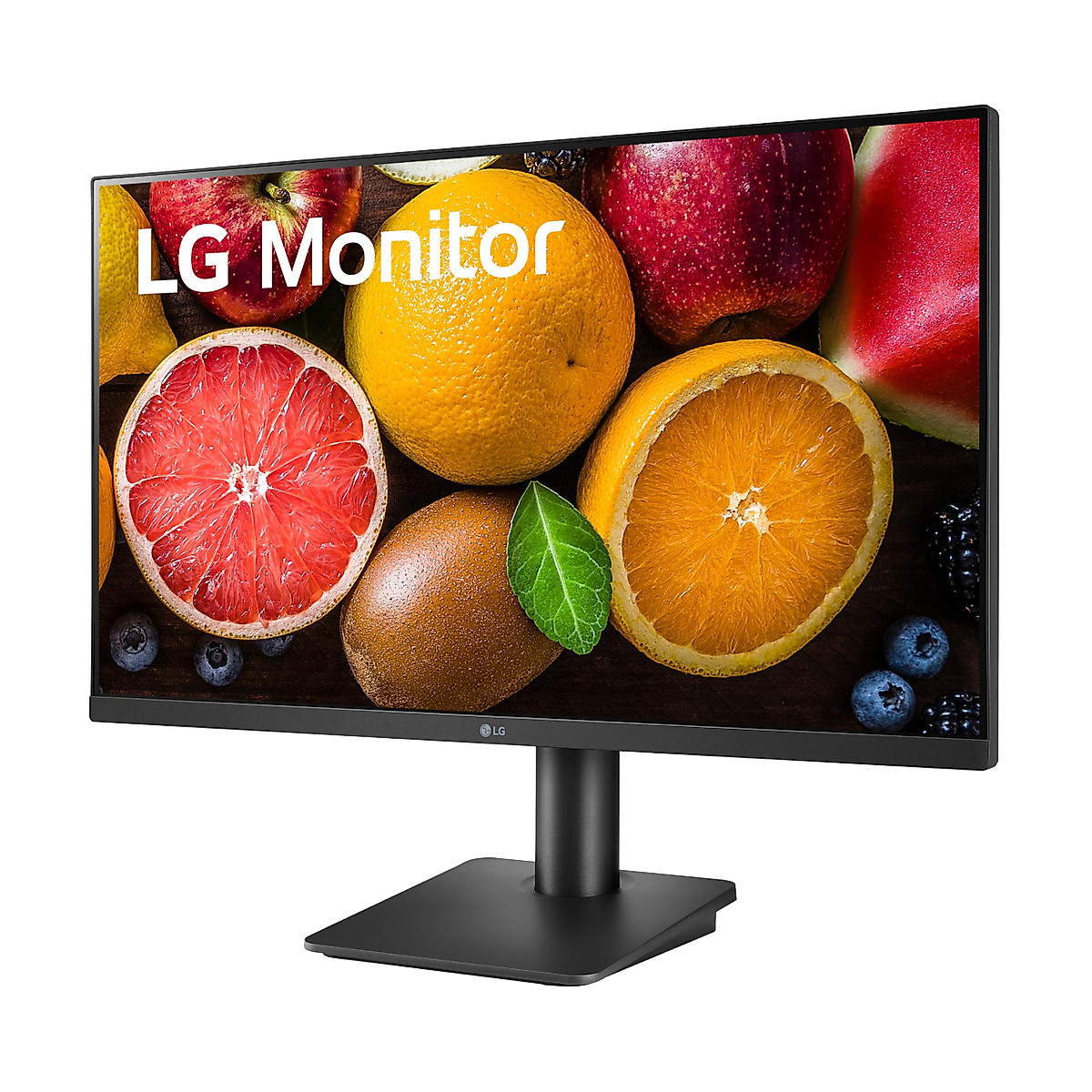 LG FHD (1920 x 1080) 27 Inch Computer Monitor, IPS, AMD FreeSync, 3-Side Borderless Design, Tilt/Height Adjustable Stand, 75Hz, 5ms, OnScreen Control, HDMI, DisplayPort, D-Sub, 27MP450-B, Black