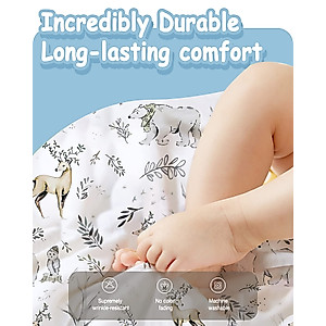 TOTBASIC Baby Sleep Sack 2-Pack, Light & Soft Unisex-Baby Wearable Blanket, 2-Way Safe Zippers Sleepsack for Babies 0-3-6-12-18-24 Months 0.5 TOG