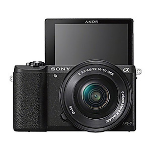Sony a5100 16-50mm Interchangeable Lens Camera with 3-Inch Flip Up LCD (Black)