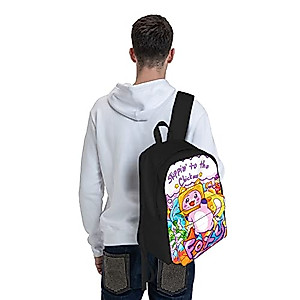EgVgxir Backpack Foxy Anime Boxy Cartoon Double Shoulder Bag for Unisex 15.6 Inch Laptop Bagpack Large Capacity Travel Backpack for Hiking Work Camping