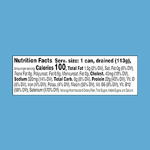 StarKist Chunk White Tuna in Water 5 oz Can, 4 Count, Pack of 1