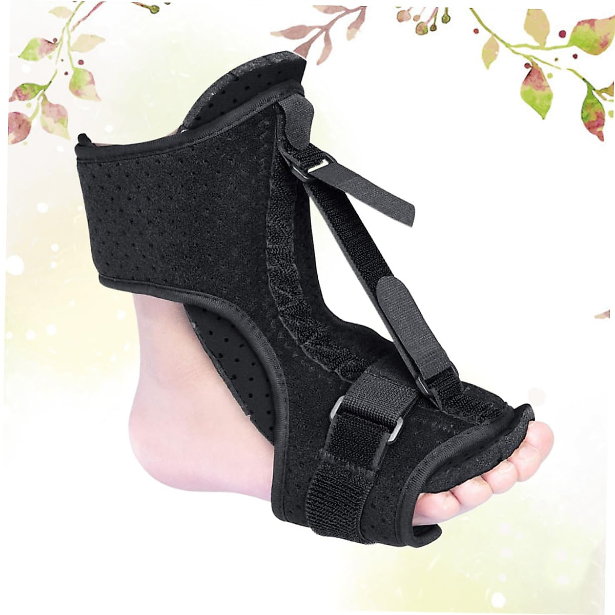 DOITOOL 1 Set ankle fixed brace night sleeping foot splint Achilles Tendonitis Foot Brace Plantar Fasciitis sleep sock night splint Foot Fracture Brace arch of foot support frame