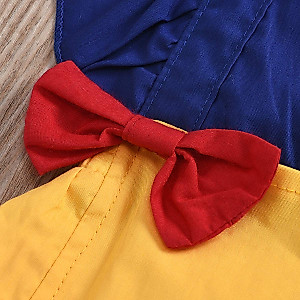 BSongo Newborn Baby Girls Romper Snow White Cosplay Infant Tops and Shorts Summer Clothes (Romper Style #2, 0-6 M)