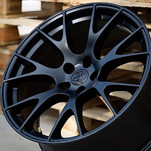 OE Wheels DG15 20 Inch Rim Fits Hellcat Style 5x115 20x9 Satin Black - Hollander 2528 (1)