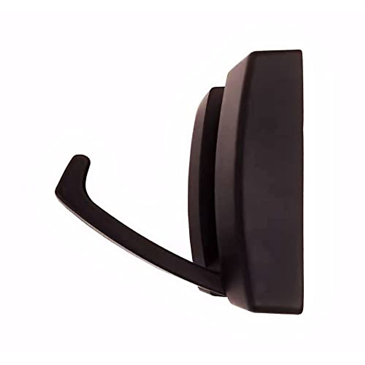 2 pcs Folding Wall Hooks Towel Hanger Coat Clothing Holder for Bathroom Bedroom (Black&Gold)