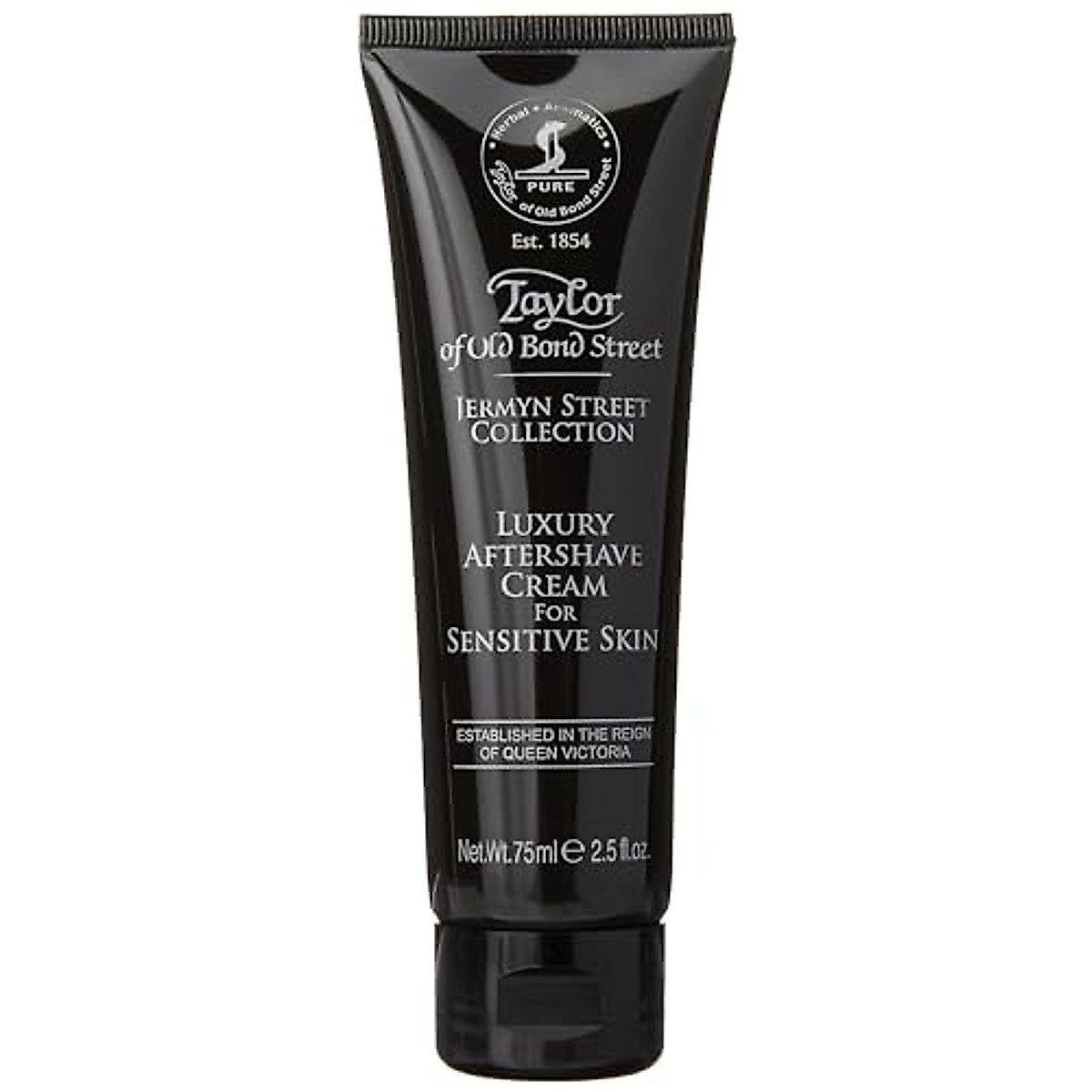 Taylor of Old Bond Street Jermyn Street Luxury Aftershave Cream for Sensitive Skin 75ml, 2.5 Ounce after shave lotion (06020-1)