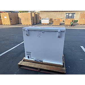 Commercial Freezer Chest freezer 7 Cuft 33" Width NSF Restaurant White Solid Flat Top w/Storage Baskets XF-215