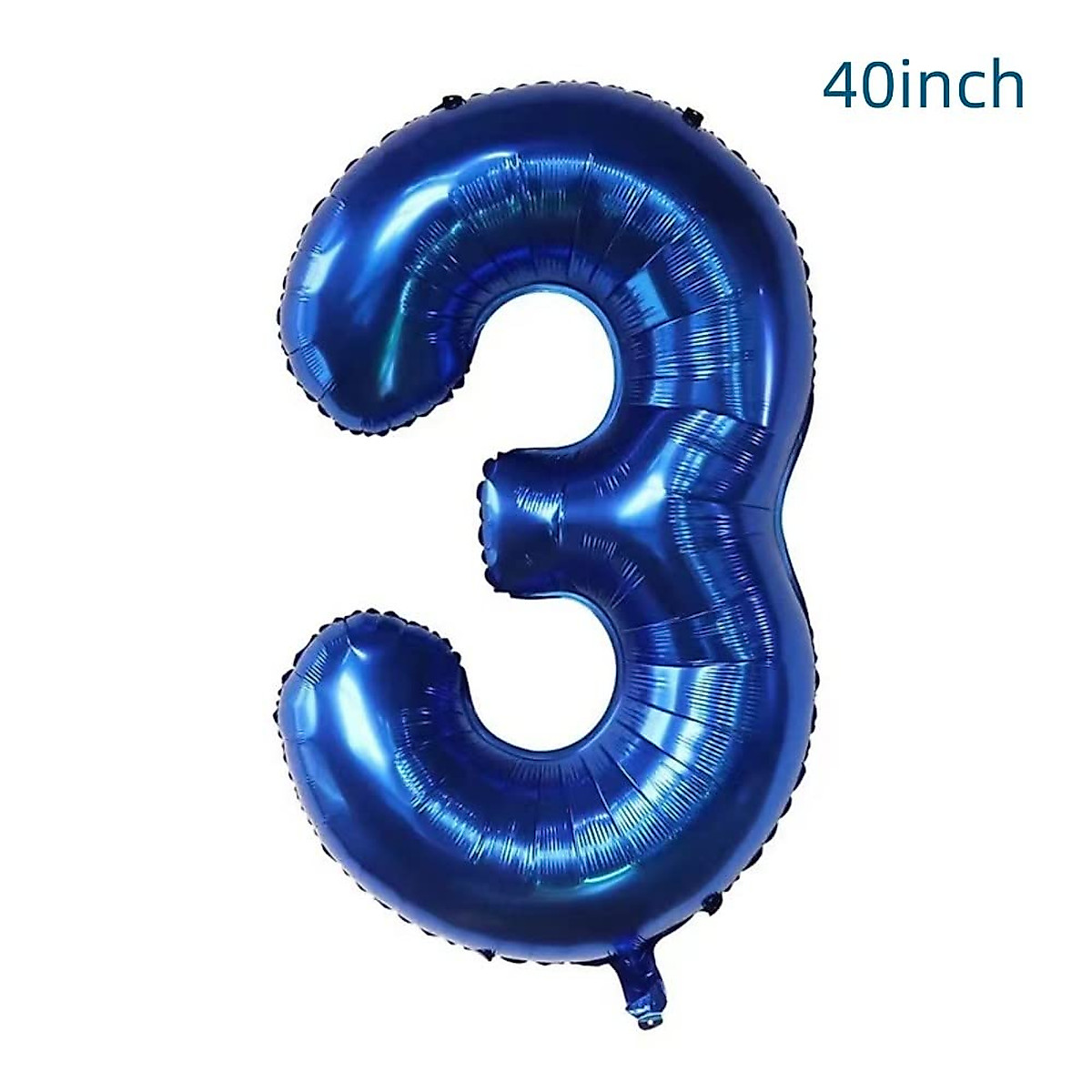 40 inch Navy Blue Number 30 Balloon Giant Large Helium Foil Mylar Number 30 Balloon ，30th Birthday Decoration Balloons ，30th Birthday Party Decoration Supplies (Navy Blue 30)