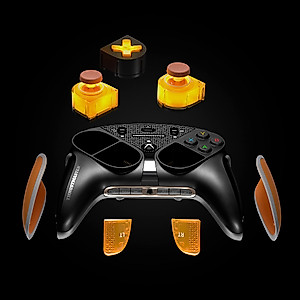 ThrustMaster ESWAP X LED ORANGE CRYSTAL PACK, Pack of 7 Backlit Orange Modules, NXG Mini-Sticks, Hot-Swap Feature, Compatible with ESWAP X PRO CONTROLLER, Xbox Series X|S and PC