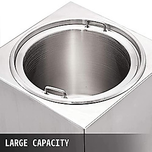 ANSNAL Cheese Dispenser with Heated Pump,2.5L Commercial Hot Fudge Warmer,800W Stainless Steel Sauce Warmer Pump Dispenser,for Hot Fudge Cheese Caramel,Temperature Control 30℃-110℃