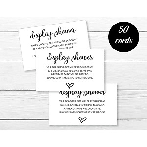 All Ewired Up 50 Display Shower Insert Cards, Display Shower Card, Display Shower Tags, Display Shower Invitation, Bridal Shower Insert, Baby Shower Display Cards (50-Cards)