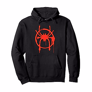 Marvel Spider-Man Into the Spider-Verse Red Icon Pullover Hoodie