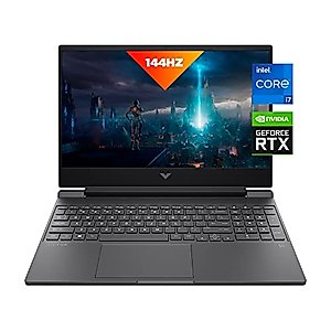 Victus 15 Laptop, FHD IPS 144Hz Display, 9ms Response Time, Intel Core i7-13700H, 16 GB RAM, 512 GB SSD, NVIDIA GeForce RTX 4050 GPU (6 GB), Windows 11 Home, 15-fa1020nr (2023)