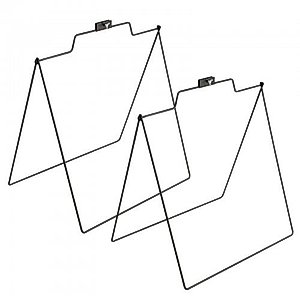 4U Media&Displays 2 COUNT 24"x24" Sidewalk Sign A Frame Stand (Stand Only) (2 PACK)