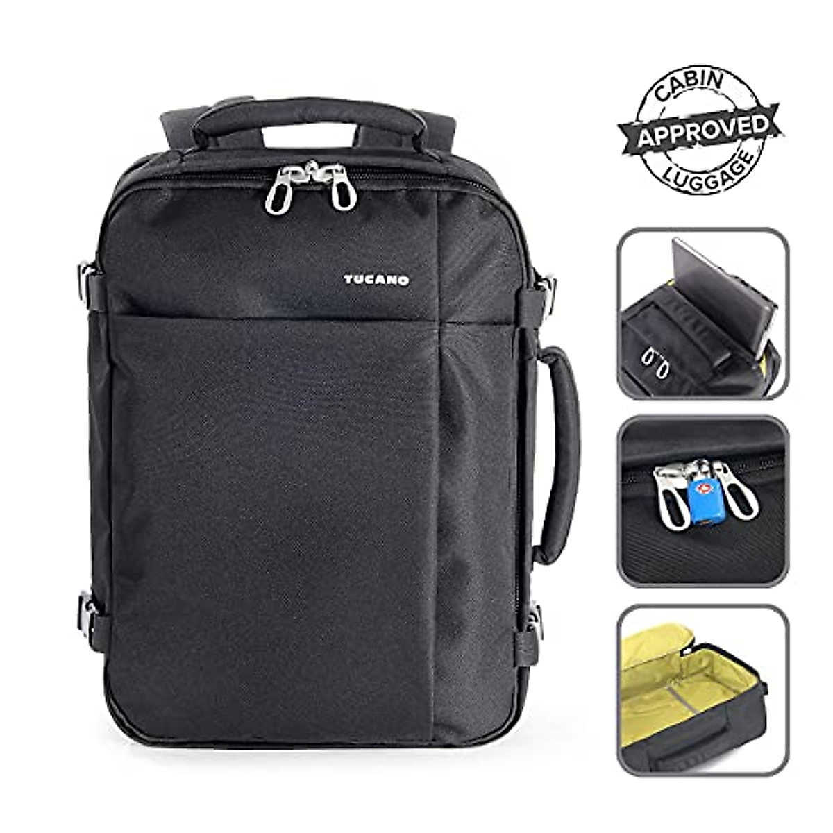 Tucano Tugo - Travel Backpack, Cabin Luggage, 20L