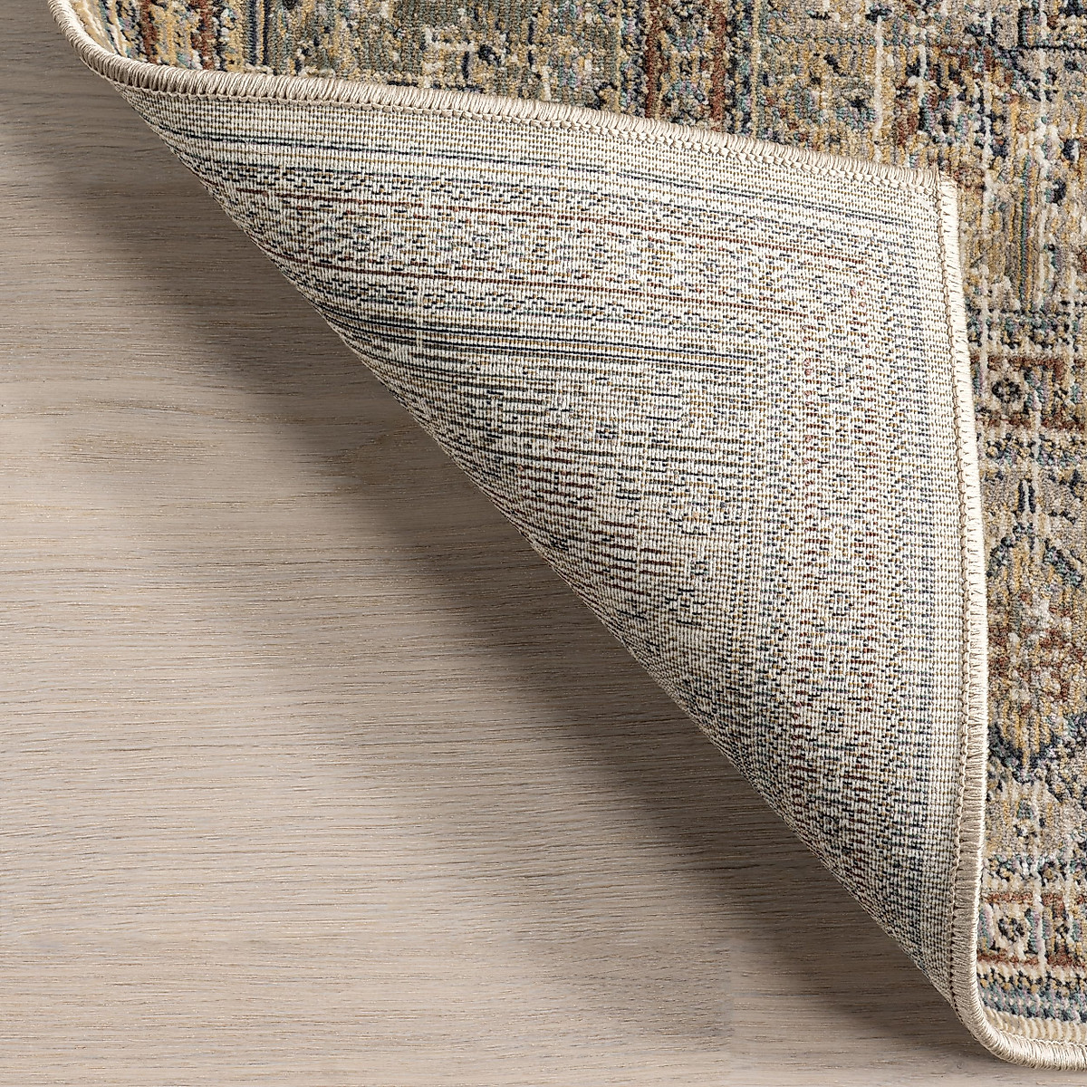 nuLOOM Carol Traditional Medallion Area Rug, 8x11, Beige