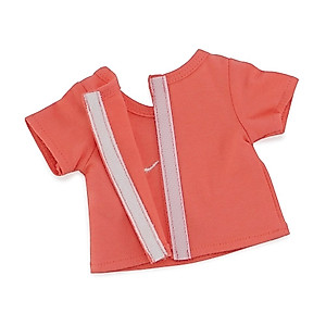 Emily Rose 18 Inch Doll Coral Polka Dot Pajamas PJs Gift Set, with 18" Doll Easter Bunny Slippers! | Gift Boxed! | Compatible with 18-in American Girl and Similar Dolls