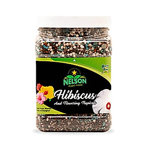 Nelson Plant Food - NutriStar Hibiscus Fertilizer - Outdoor and Indoor Plant Food - Tropical Hibiscus Fertilizer For All Flowering Tropical Plants