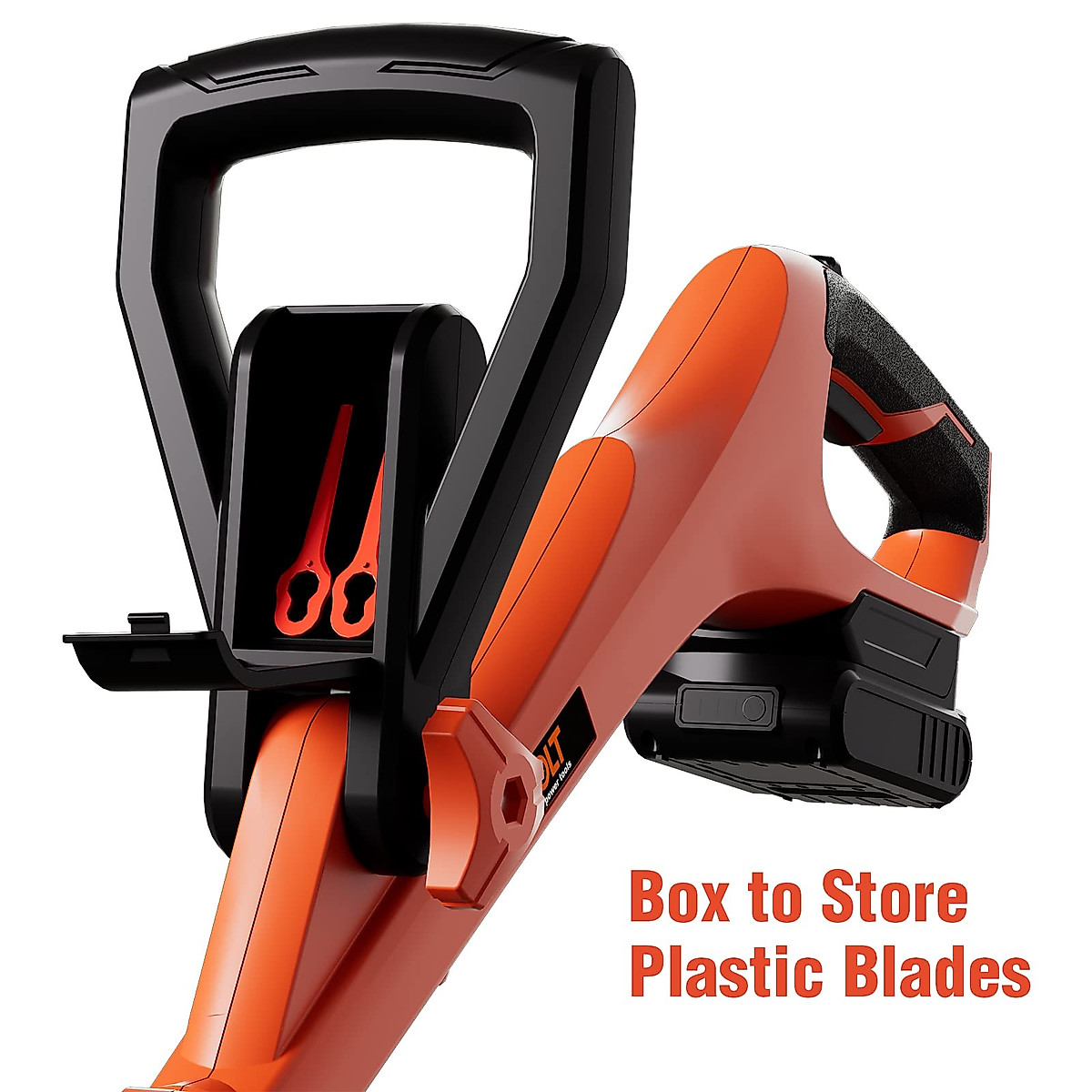 AIVOLT Cordless Weed Trimmer, 20V String Trimmer Battery Powered 2 in 1 Brushless Weed Wacker/Edger Lawn Tool for Yard and Garden, Battery and Fast Charger Included