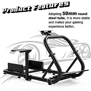 Dardoo G920 Racing Simulator Cockpit Sim Racing Cockpit Fits for Logitech G920 G29 G923,Thrustmaster T818 T248X T248 T300 T150 TX, Fanatec,Racing Simulator without Wheel Pedal Shifter Seat