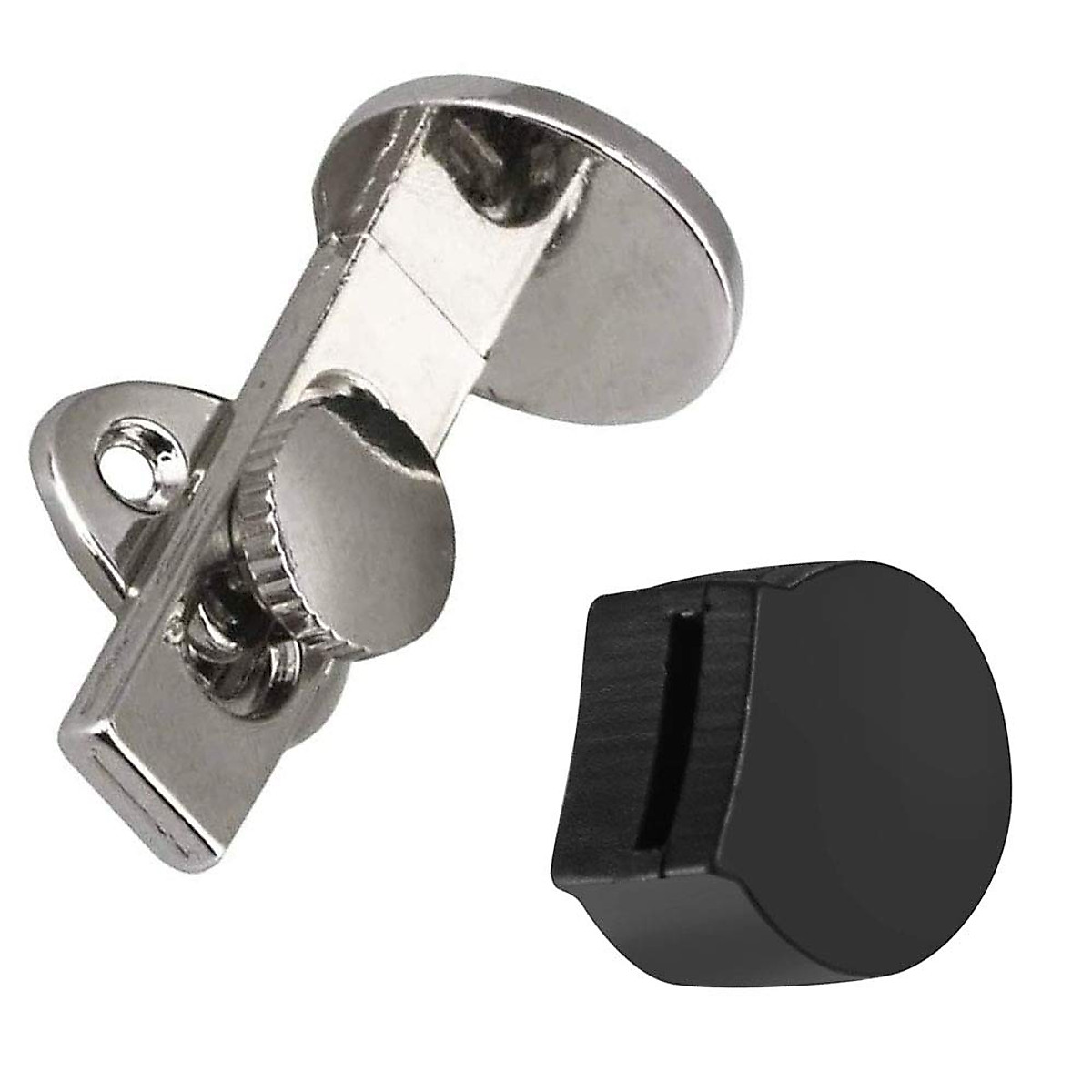 Jiayouy Adjustable Oboe & Clarinet Copper Thumb Finger Rest with 2pcs Rubber Cushion Fit for Clarinet Woodwind Instrument