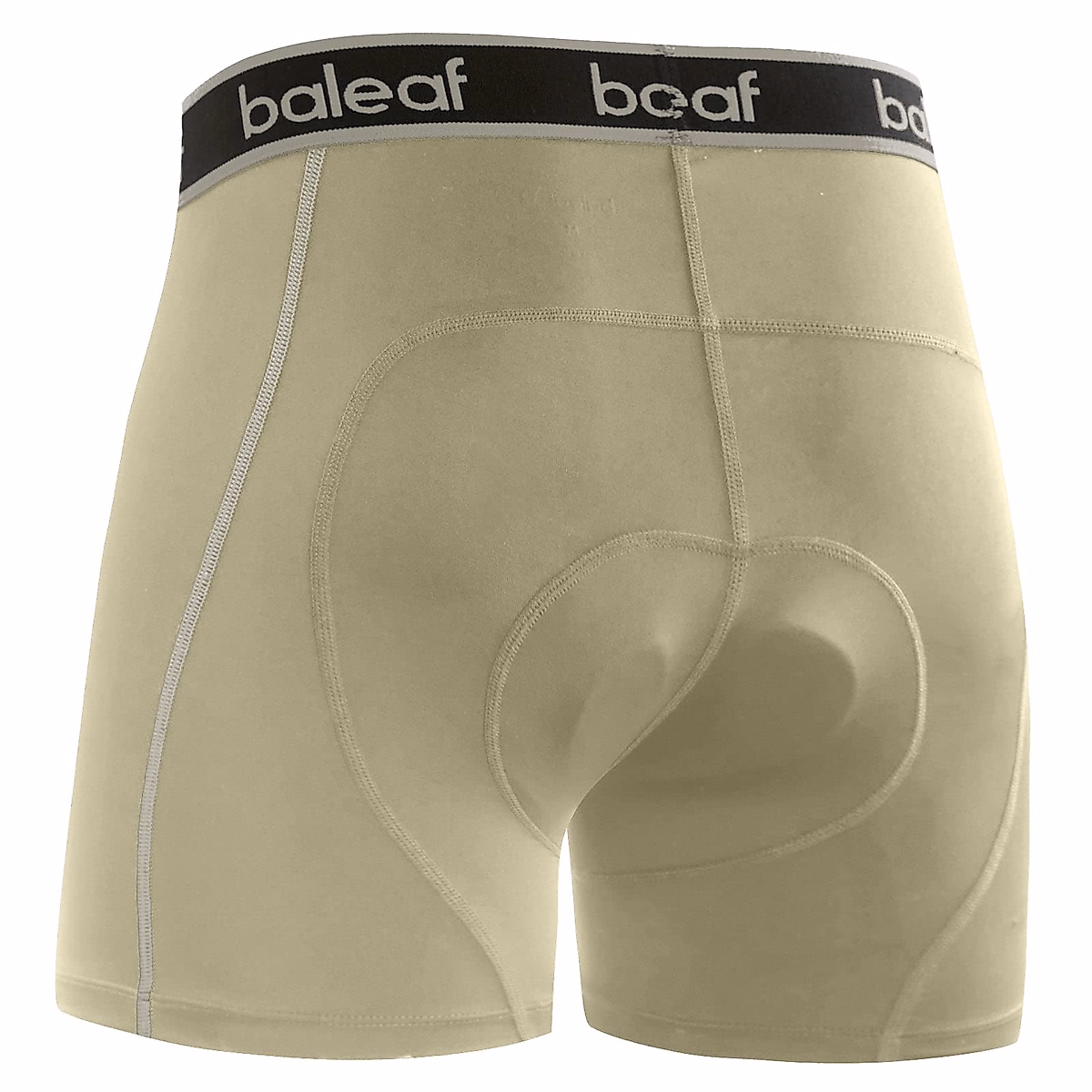 BALEAF Men's 4D Padded Bike Shorts Cycling Underwear with Padding Road Biking MTB Liner Shorts Bicycle Gear Grayish Green 3XL