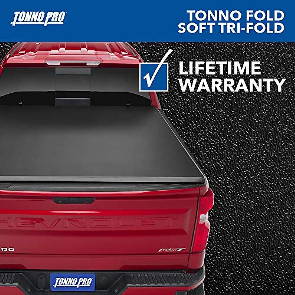 Tonno Pro Tonno Fold, Soft Folding Truck Bed Tonneau Cover | 42-103 | Fits 2004 - 2012 Chevy/GMC Colorado/Canyon 6' 1" Bed (72.8")