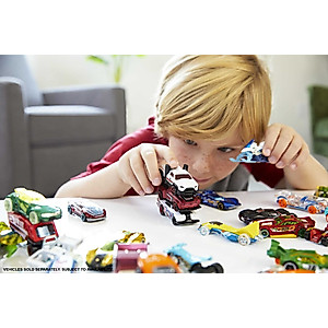 Hot Wheels Nightburnerz 10 Pack Mini Collection, 1:64 Scale Super Speeders for Night Driving Each with Authentic Sculpt, Gift for Collectors Aged 3 & Up [Amazon Exclusive]