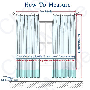 Sky Wave Blackout Double Pinch Pleat Curtain for Sliding Door Patio Living Room Bedroom with Easy Hanging Option Via Inserted Hooks. (Beige 62 Inch Wide by 84 Long- 1panel), 62W x 84-(1Panel)