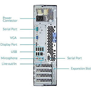 Lenovo ThinkCentre M91p SFF Refurbished Computer PC, Intel Core i7-2600, 16GB RAM, 2TB Hard Drive, DVD-RW, WiFi, VGA, DP, Windows10 Pro Business Desktop (Renewed)