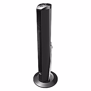 Vornado OSCR37 Oscillating Tower Fan and Air Circulator with Remote, Smooth Oscillation, Timer and Touch Controls, 37-Inch,Black