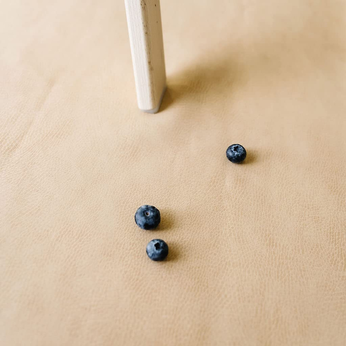 Vegan Leather Splat Mat for Under High Chair/Arts/Crafts, 38” X 38” Wipeable Spill Mat, Water Resistant Floor Mat, Portable Play Mat - Premium Quality