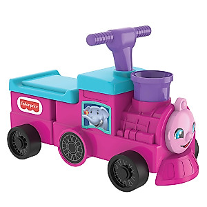 Fisher-Price Ride On for Baby Girl Tootin' Train Ride-On