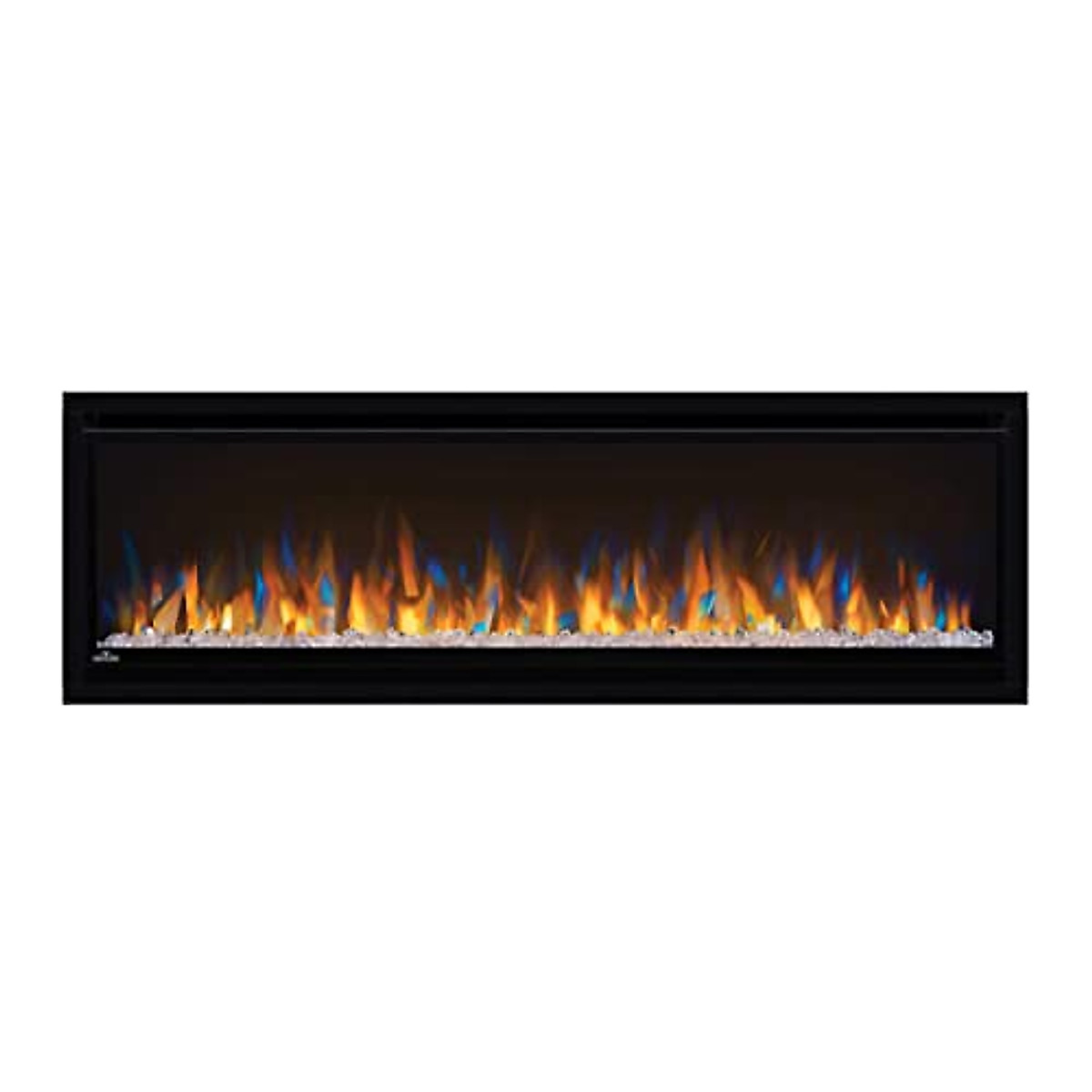 Napoleon Alluravision 50 - NEFL50CHD - Deep Depth Wall Hanging Electric Fireplace, 50-in, Black, Crystal & Log Ember Bed, 3 Flame Colors, Remote Included