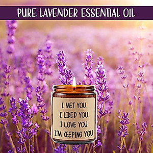 Birthday Gifts for Wife, Best Wife Gifts from Husband, Happy Anniversary - Mothers Day Gifts for Her Wife Adult, Romantic Gifts for Girlfriend Boyfriend Her Wife Him, Lavender Scented Soy Candles