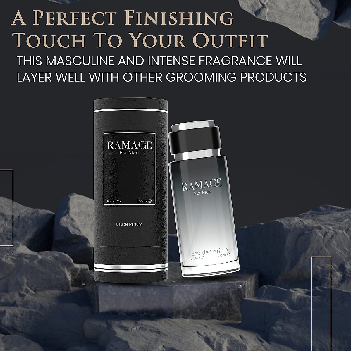 Regal Fragrances Mens Cologne - INSPIRED by SAUV'. E. Cologne For Men - Citrus, Woody, Amber, Aromatic, Vanilla, Fresh Spicy, Warm Spicy, Powdery, Balsamic, Sweet - (6.8 fl oz / 200 ML)