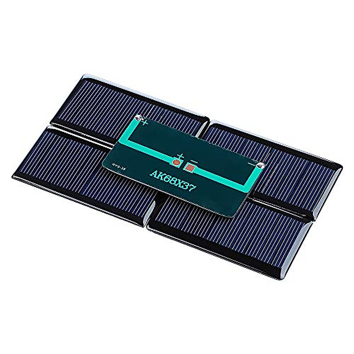 SUNYIMA 10Pcs 5V 60mA Epoxy Solar Panel Polycrystalline Solar Cells for Solar Battery Charger DIY Solar Syatem Kits 68mmx37mm / 2.67"x1.45" 5V Solar Cells