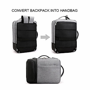 BAQAI Mens Laptop Backpack Mens Backpack Laptop Backpacks 17 Inch 15.6'' Anti Theft Male Notebook Trip Back Pack Office Women Travel Bagpack