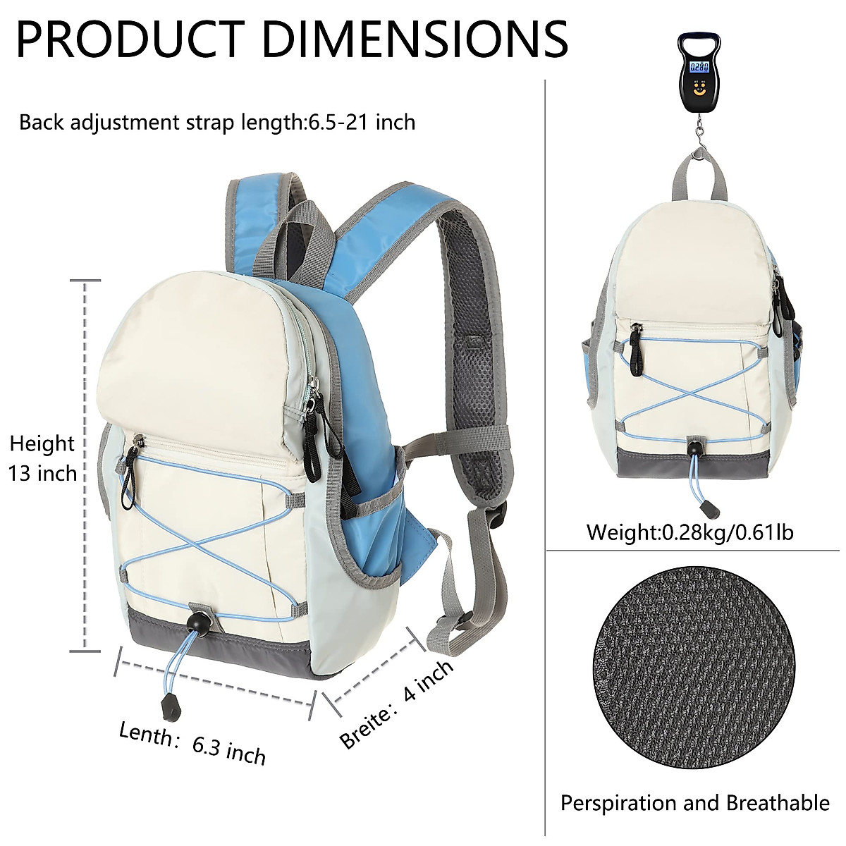 INICAT Hiking Backpack Camping Daypacks with Water Bladder for Women Men, Small Travel Backpack for Camping Cycling (Style03-Pink)