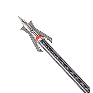 Rage Hypodermic Trypan 2-Blade Crossbow Broadhead, 150 Grain, Silver, 3 Count