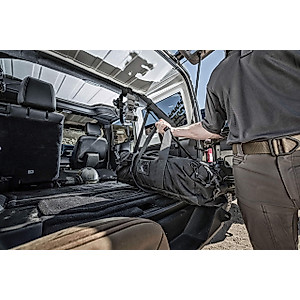 Condor Colossus Duffel Bag - 3 in 1 Rugged Tactical Gear Bag - Backpack/Duffle/Shoulder - Lightweight Multicompartment with 52L Storage - Black (Military, Outdoors, First Responders)