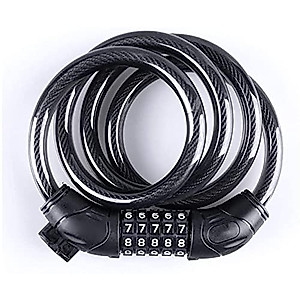 VIGAT Steel Cable Lock Bicycle Road Mountain Bike Electric Car Universal Password Lock Anti-Theft Lock 1200X12mm