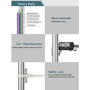 SINGAYE 5 Tier Adjustable Storage Shelf Metal Storage Rack Wire Shelving Unit Storage Shelves Metal 660Lbs Capacity 23.6" L x 14" W x 59.1" H for Pantry Closet Kitchen Laundry Silver